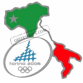 GreekShops.com : Greek Products : Torino 2006 Official Pins : Torino ...